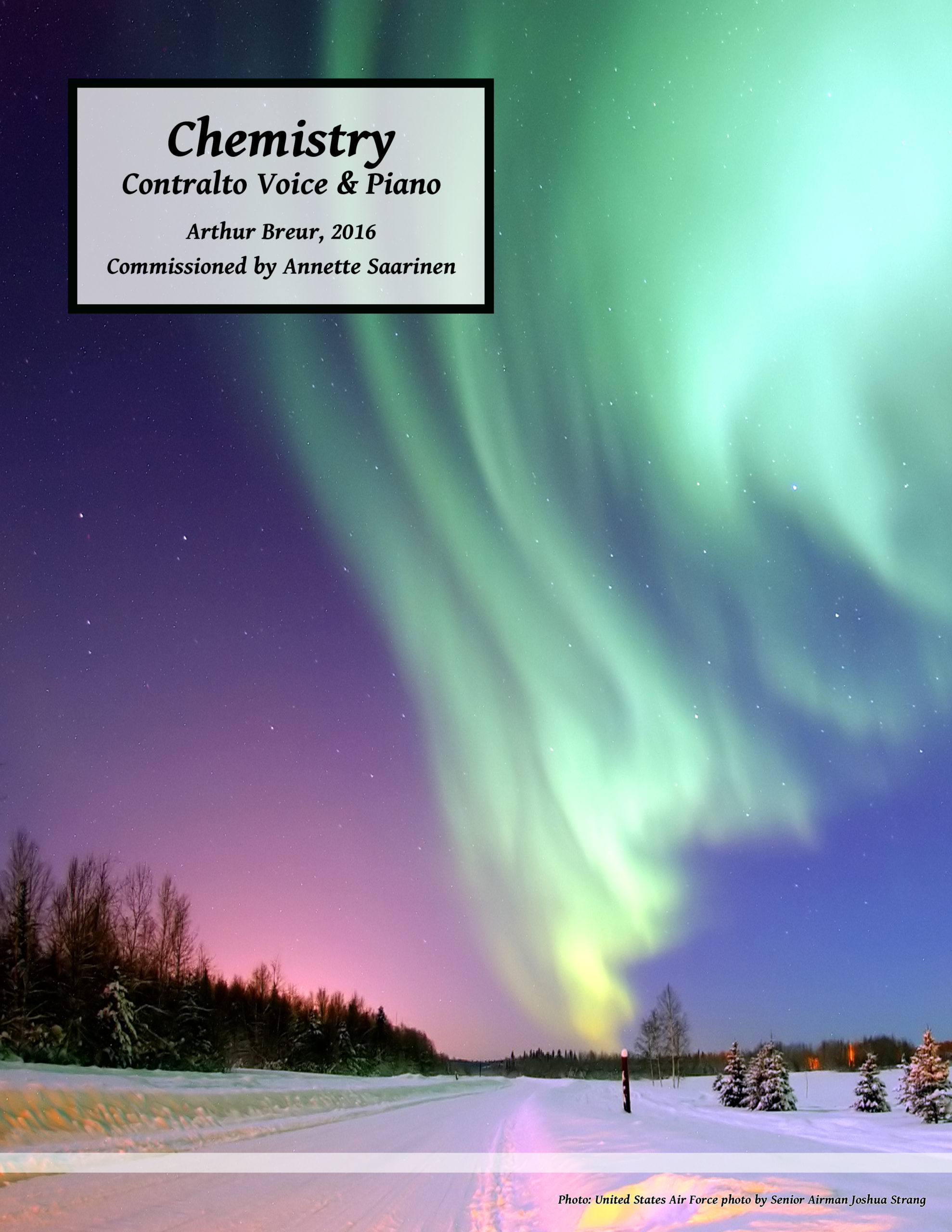 Chemistry - Song for Contralto Voice & Piano - Floating Home Music